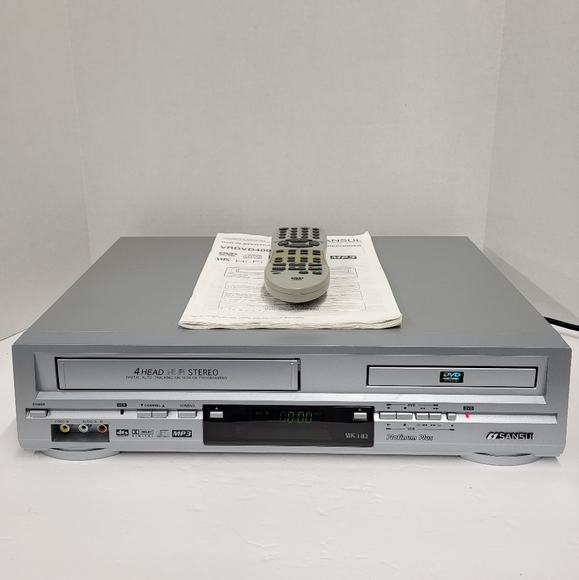 SANSUI | Media | Sansui Vrdvd400 Dvd Vcr Vhs Combo Player With Remote ...